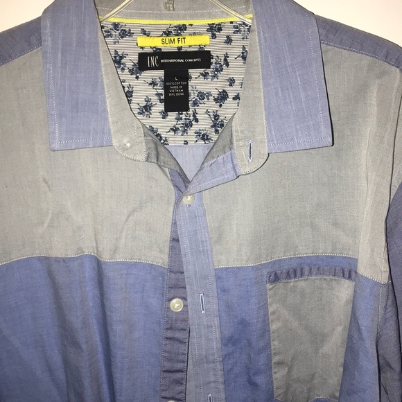 INC International Concepts | Shirts | Mens Denim Dress Shirt | Poshmark